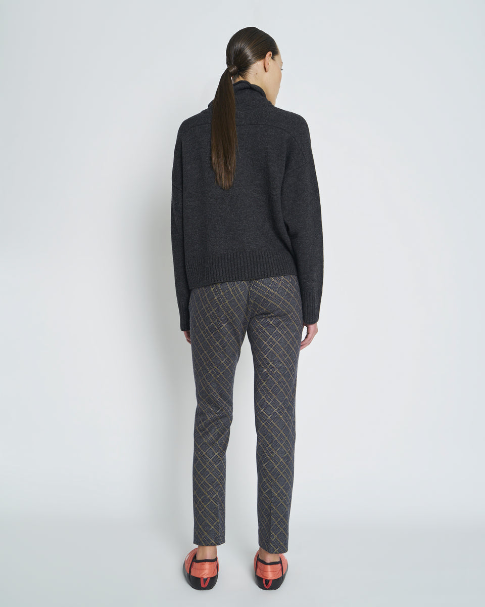 June Roll Neck | Charcoal – New Lands Studio